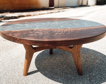 Factory Price for Round Table Top Resin River Epoxy Dining - Etsy