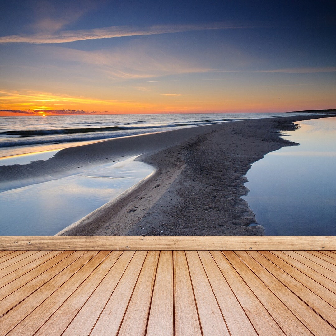 Baltic Seacoast Vinyl or Self-adhesive Mural | Wallpaper Baltic ...