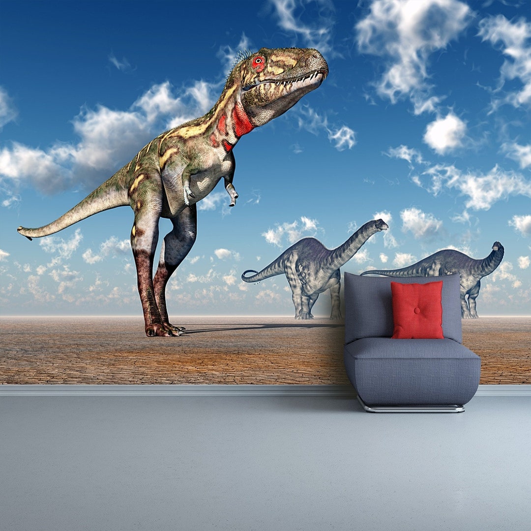 Dinosaurs Adhesivie or Traditional Photo Wallpaper | Wall Mural the ...