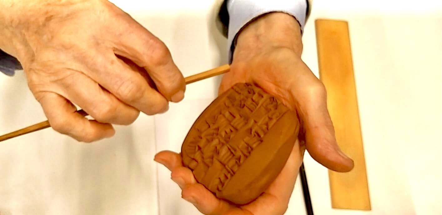 Handmade Sumerian Marriage Contract Clay Tablet - Ancient Cuneiform Art ...