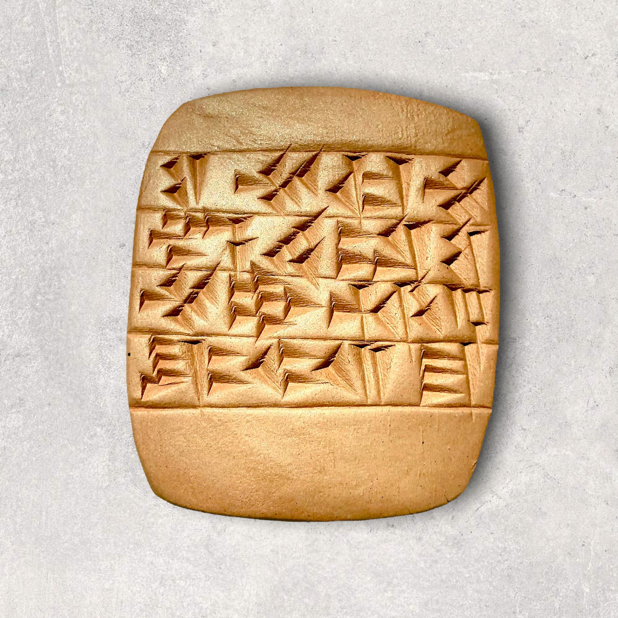 Handmade Sumerian Good Luck Blessing Tablet Small- Ancient Mesopotamian ...