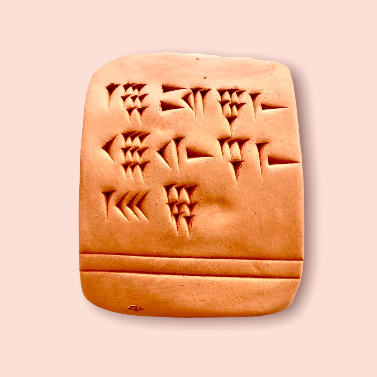 Custom Sumerian Cuneiform Clay Tablet – Personalized Ancient Script ...