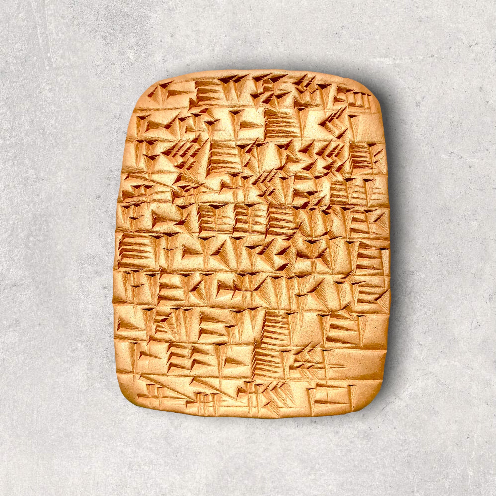 Handmade Sumerian Marriage Contract Clay Tablet - Ancient Cuneiform Art ...