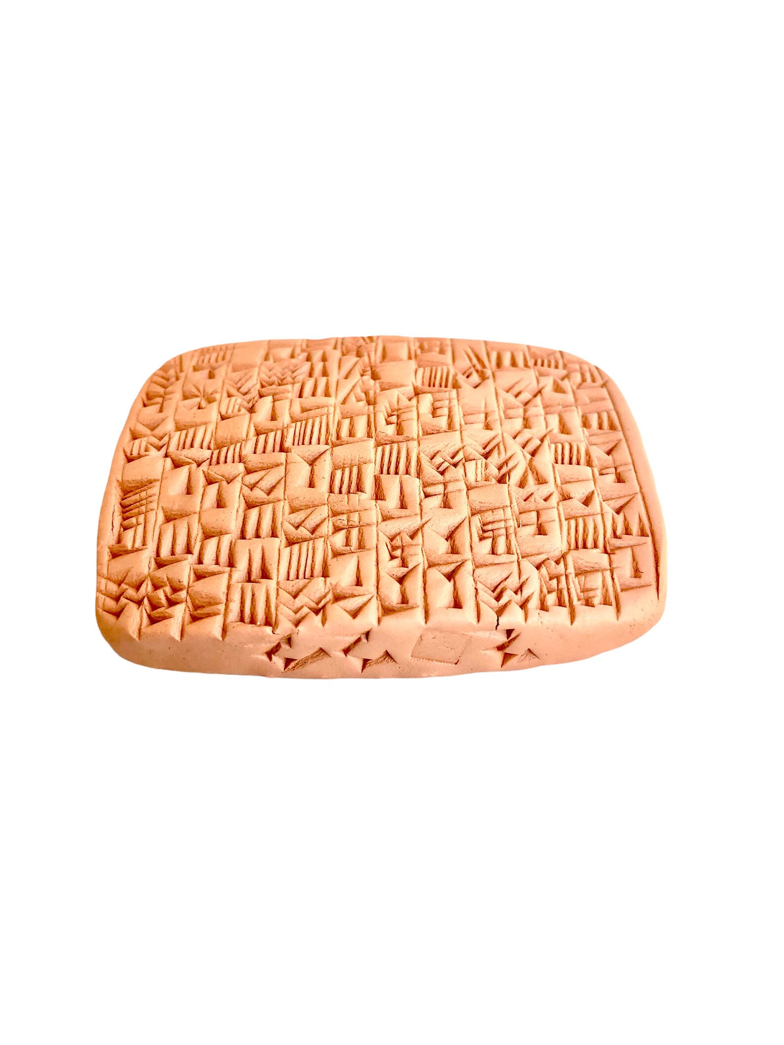 Handmade Sumerian Marriage Contract Clay Tablet - Ancient Cuneiform Art ...