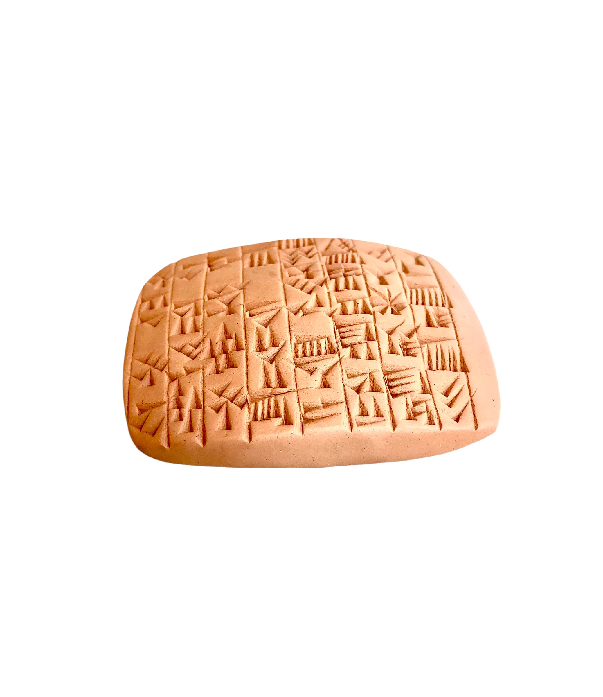 Handmade Sumerian Good Luck Clay Tablet Large - Cuneiform Script - Etsy