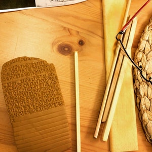 Handmade Sumerian First Love Poem Tablet Replica - Ancient Cuneiform ...