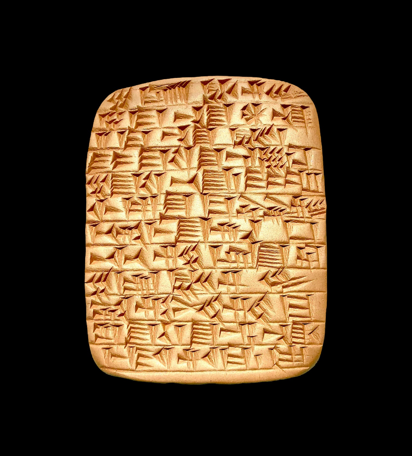 Handmade Sumerian Marriage Contract Clay Tablet - Ancient Cuneiform Art ...