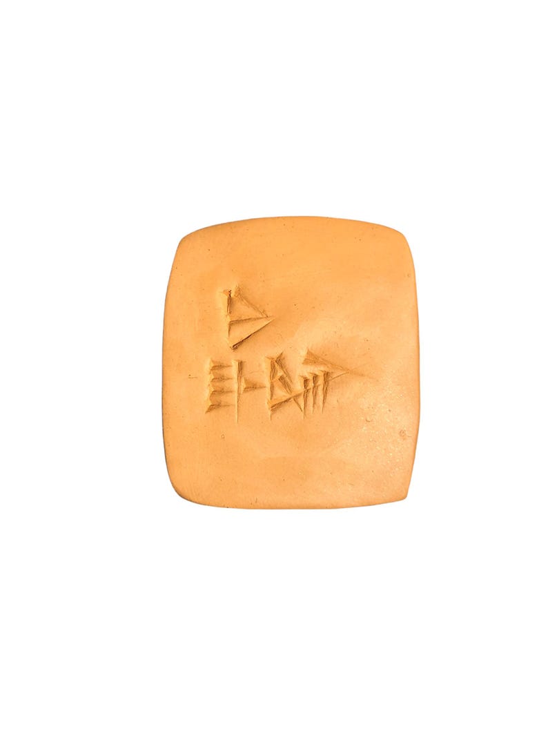 Custom Sumerian Cuneiform Clay Tablet – Personalized Ancient Script ...