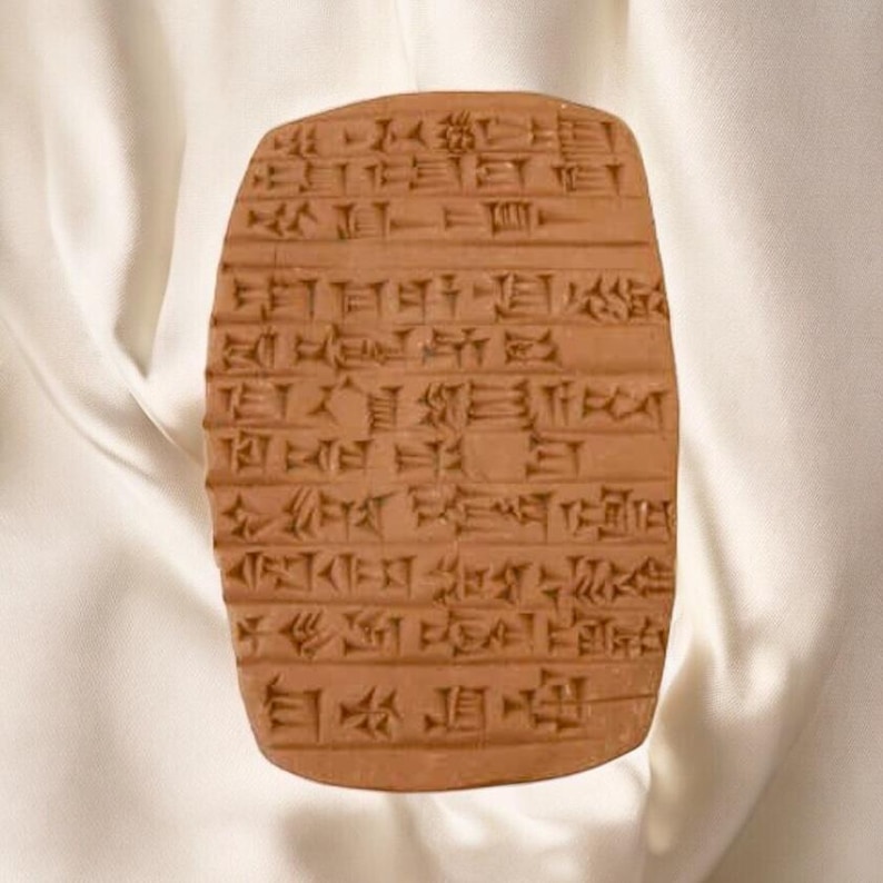 Buy Handmade Sumerian Love Poem Clay Tablet – Ancient Cuneiform Gift ...