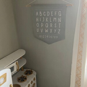 Alphabet Pennant Banner | Nursery Decor | Alphabet Wall Art | Classroom ...