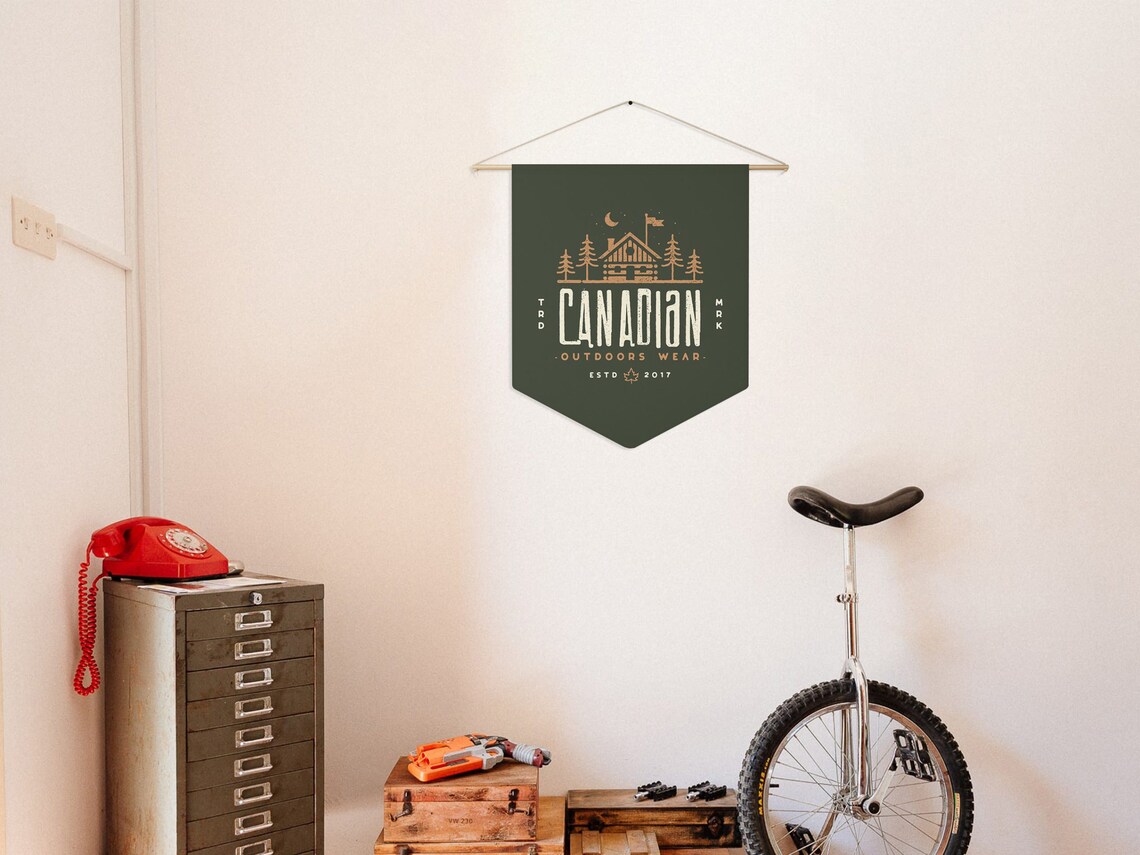 Custom Logo Pennant Banner Company Logo Flag for Small - Etsy