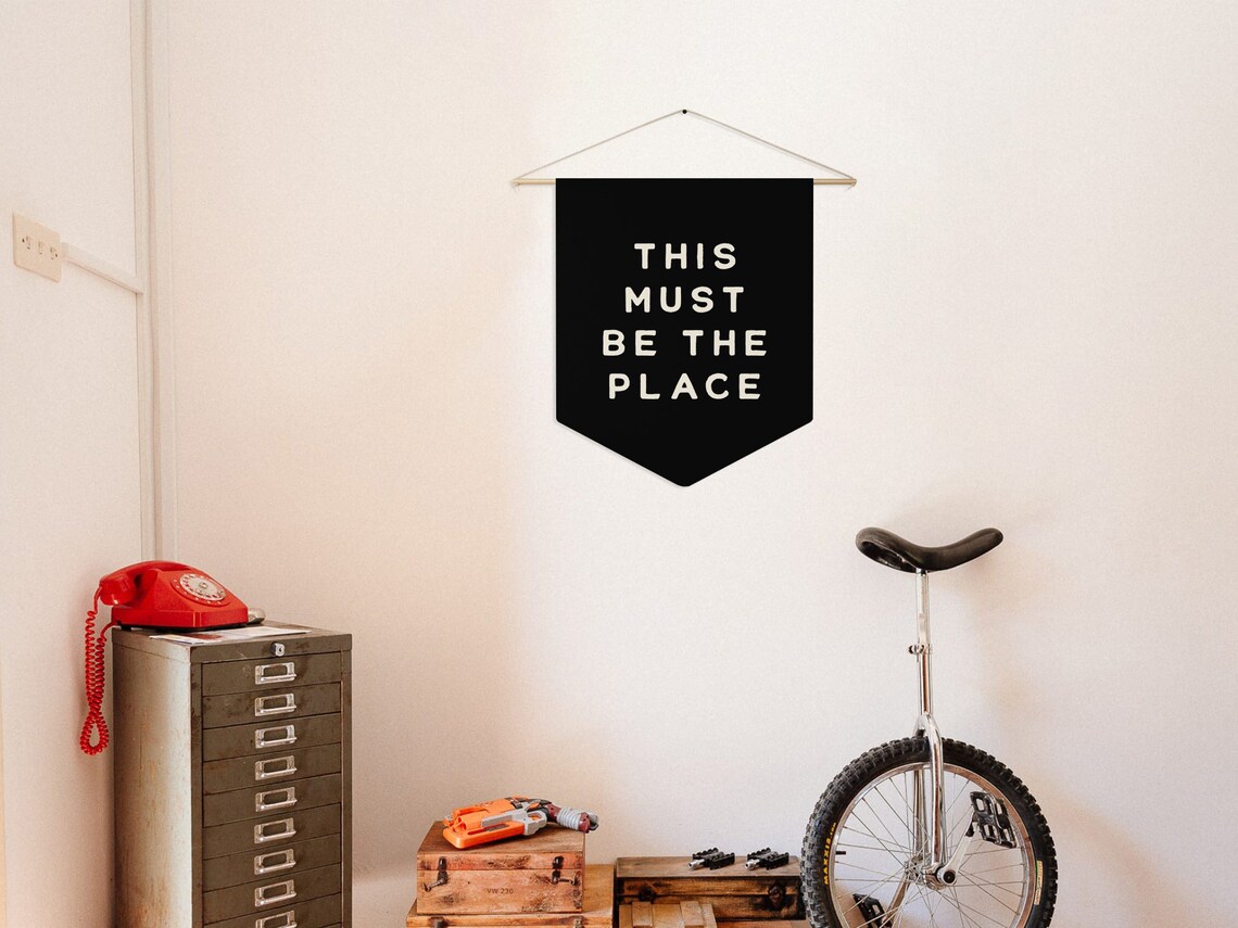 Custom Quote Banner Custom Pennant With Any Quote in Rustic - Etsy