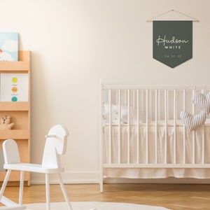 Custom Name & Date Banner Custom Pennant Personalized Name - Etsy