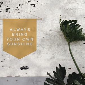 Custom Quote Banner Custom Pennant With Any Quote in Rustic - Etsy