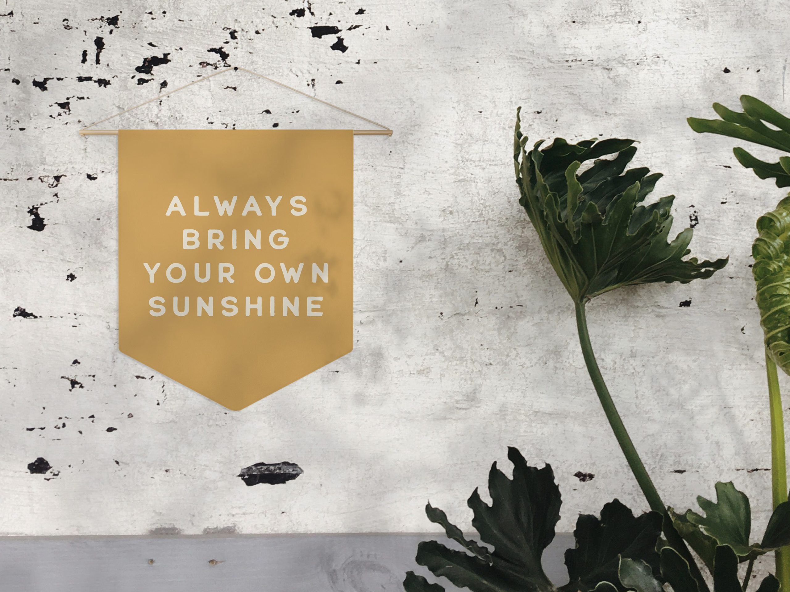 Custom Quote Banner Custom Pennant With Any Quote in Rustic - Etsy