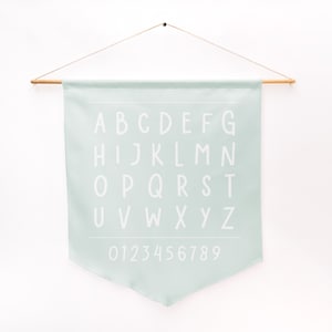 Alphabet Pennant Banner | Nursery Decor | Alphabet Wall Art | Classroom ...