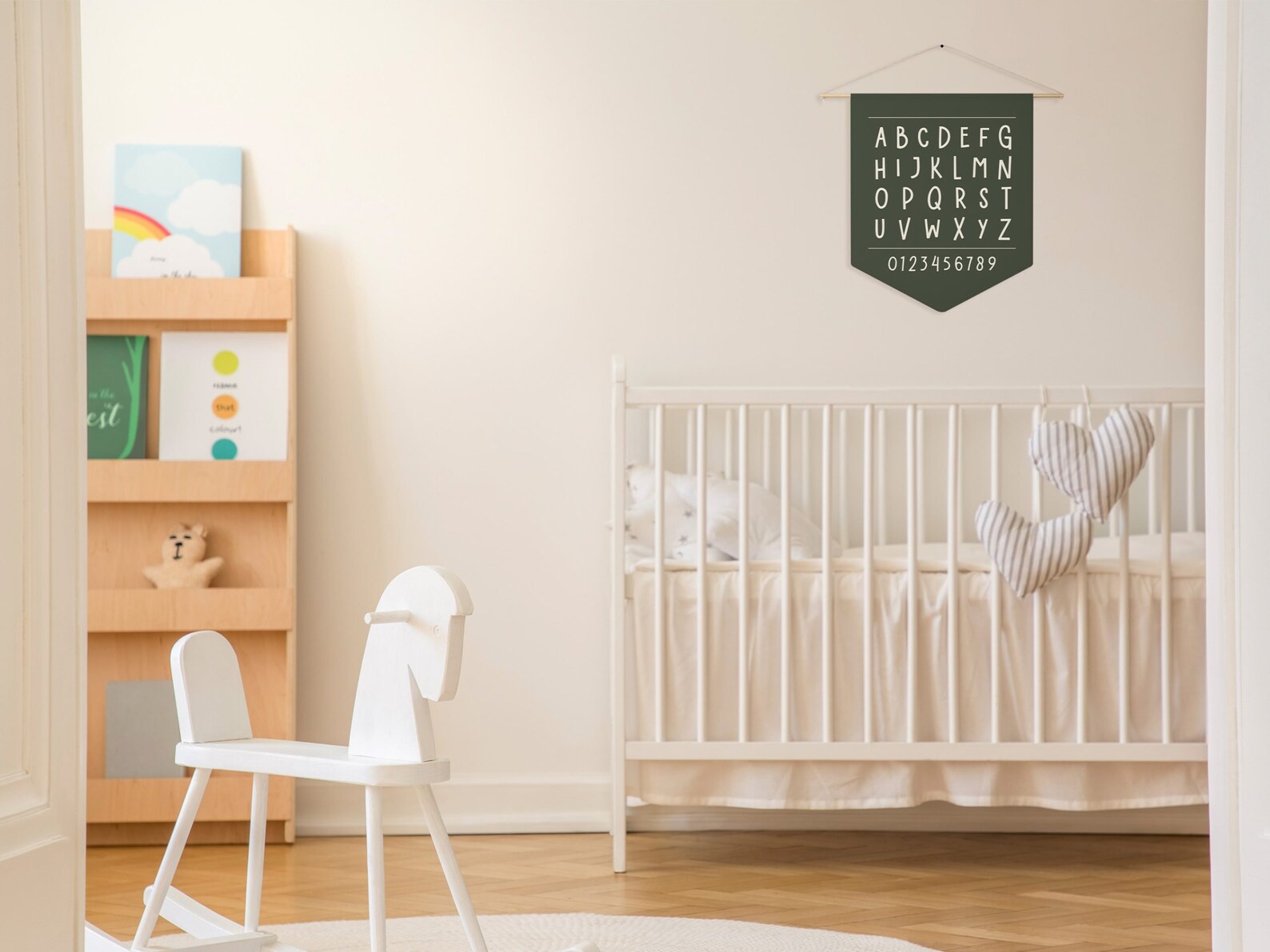 Alphabet Pennant Banner Nursery Decor Alphabet Wall Art - Etsy