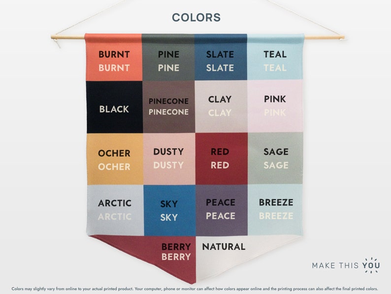 Custom Quote Banner Custom Pennant With Any Quote in Rustic - Etsy