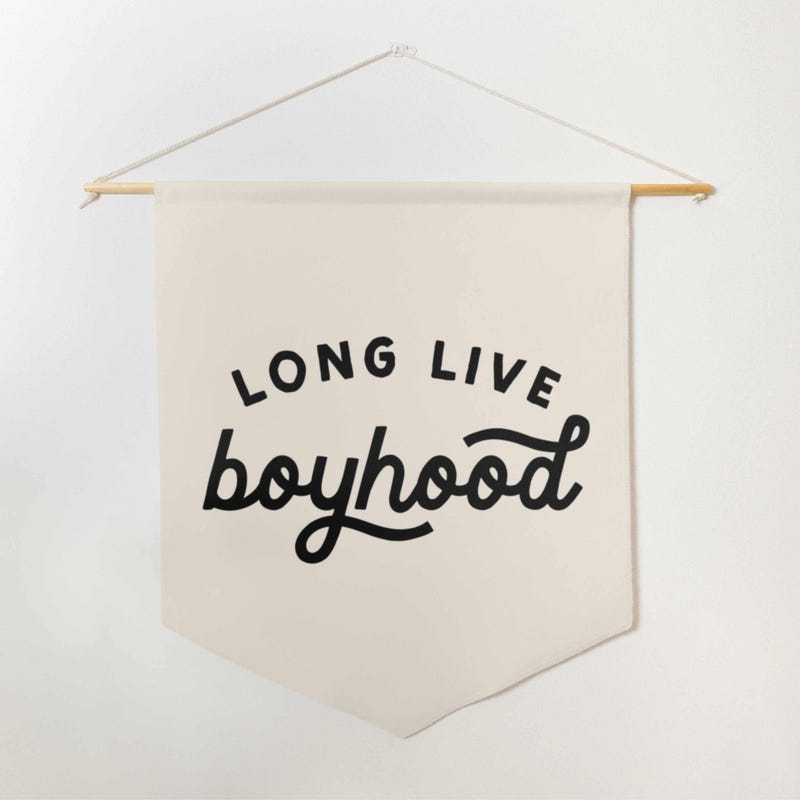 Boyhood Door Sign - Etsy