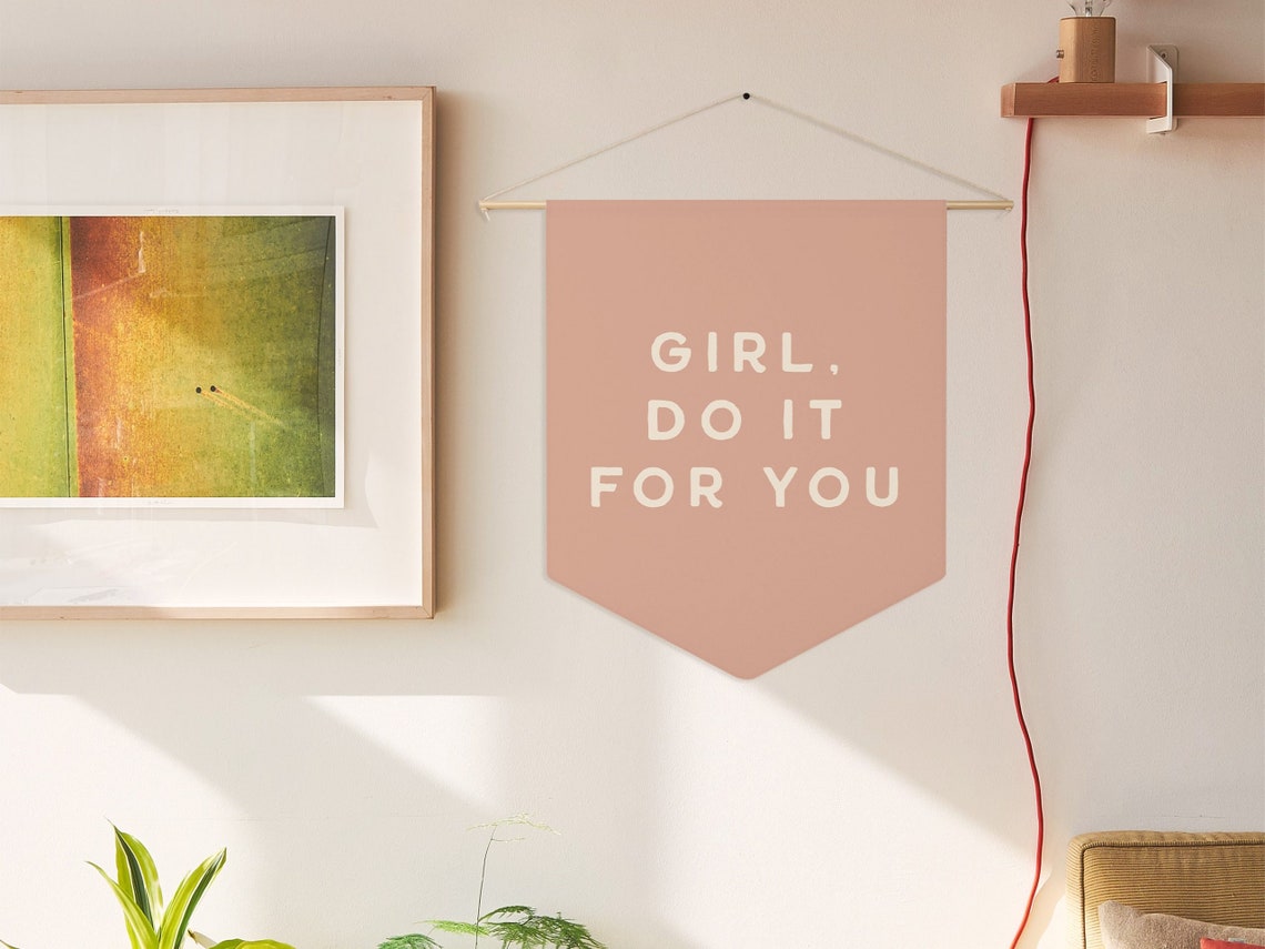 Custom Quote Banner Custom Pennant With Any Quote in Rustic - Etsy