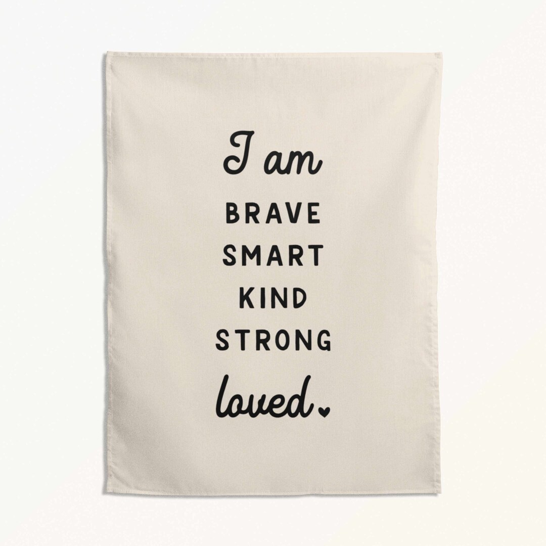 Positive Affirmation Banner for Childs Bedroom, Nursery or Playroom ...