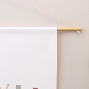 Custom Colorful Name Banner | Custom Pennant | Personalized Name Wall ...