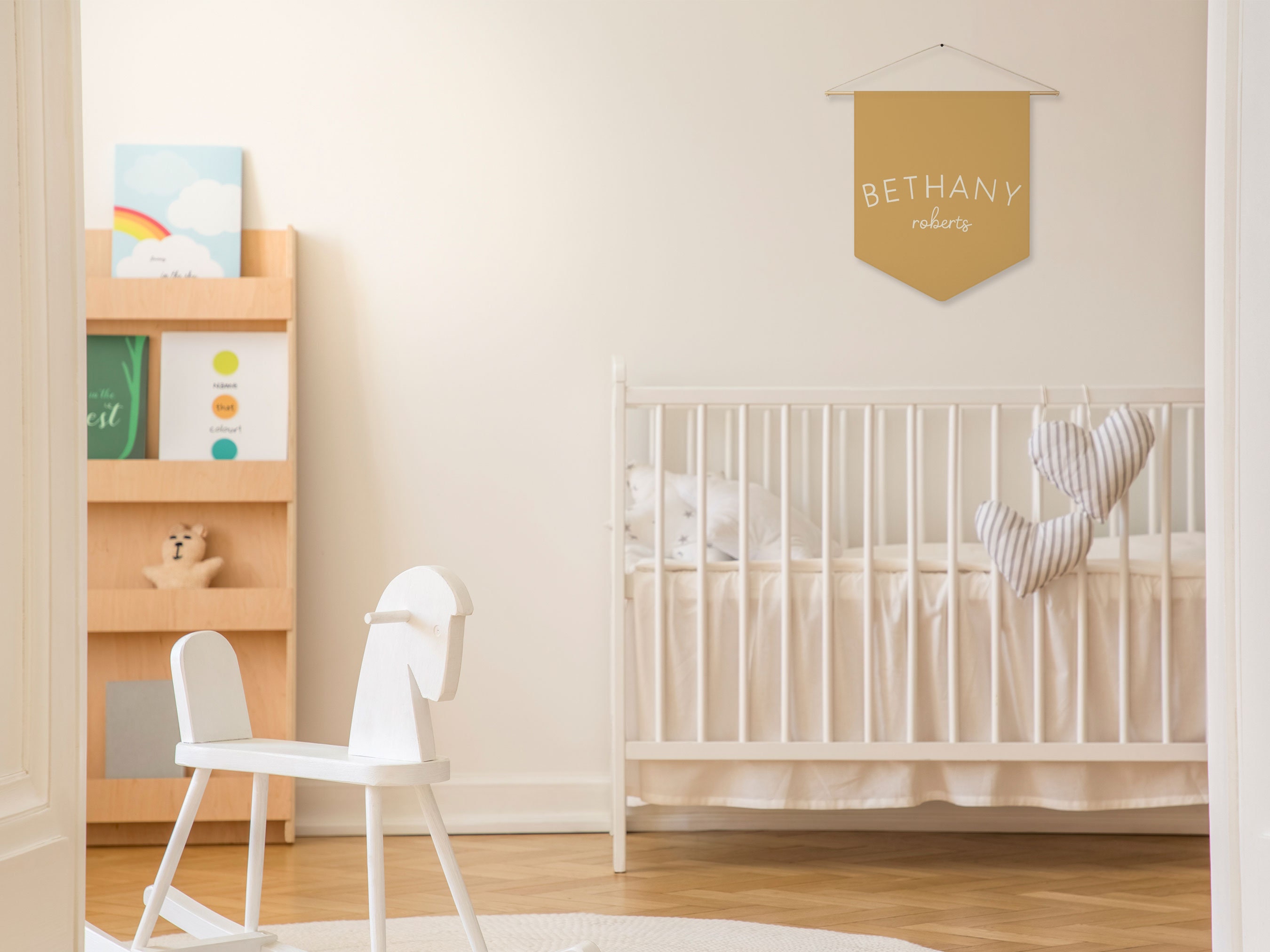 Custom Name Banner Custom Pennant Personalized Name Wall | Etsy