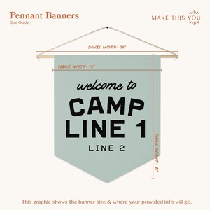 Personalized Camp Banner, Camp Themed Party Decor, Custom Name Baby or ...
