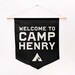 Personalized Camp Banner, Camp Themed Party Decor, Custom Name Baby or ...