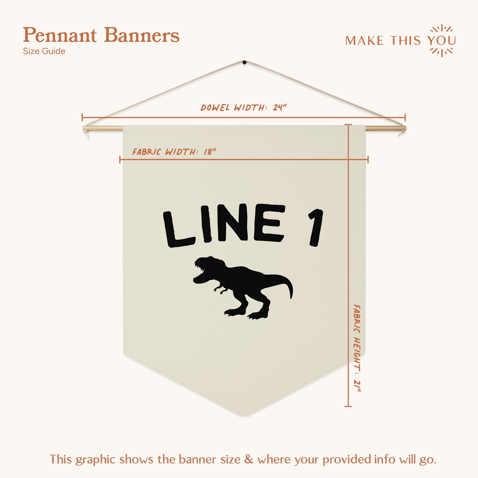 Custom T-rex Dinosaur Name Banner | Custom Name Canvas Flag | Custom ...