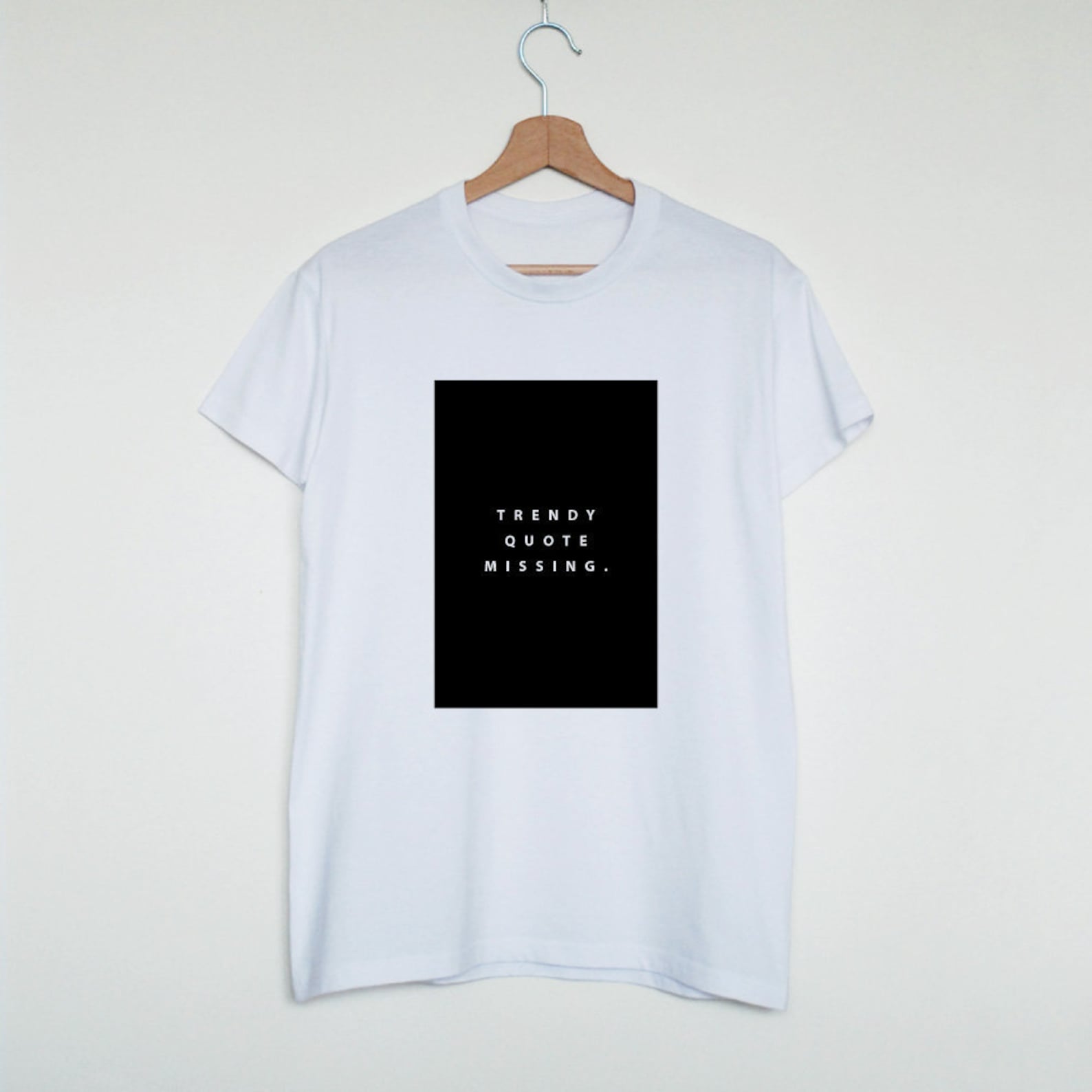 Trendy Quote Missing T-shirt, Sarcastic Minimalist Shirt, Stylish ...