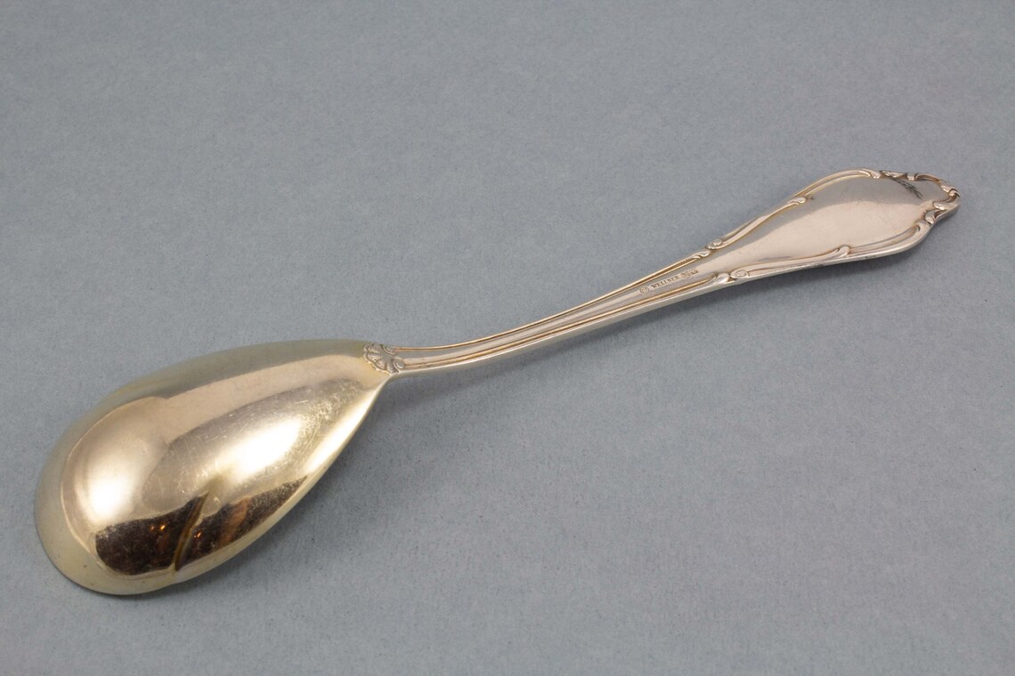 Silver Plated Spoon Compote Spoon by Wellner Mozart - Etsy