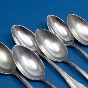 6 Rare Mocha Spoons From Wellner, Silver Plated, Wellner Mozart - Etsy