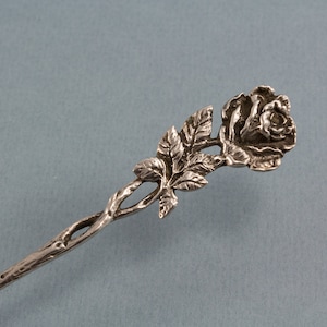 Silver Sugar Spoon With Roses, 835 Silver - Etsy