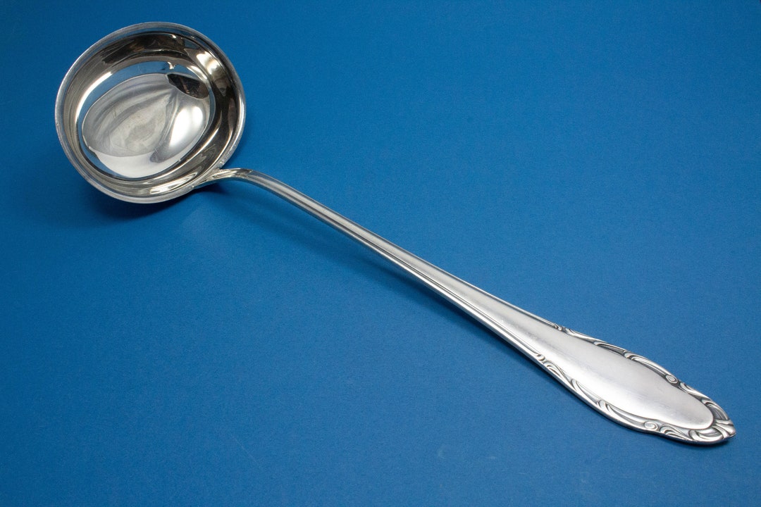 Large Silver-plated Art Nouveau Soup Ladle, Wellner - Etsy
