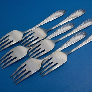 Art Nouveau Fish Cutlery Set for 6, WMF 1600 Acanthus, Fish Knives ...