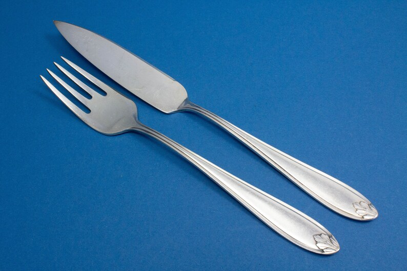 Art Nouveau Fish Cutlery Set for 6 WMF 1600 Acanthus Fish - Etsy