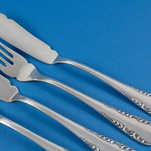 Fish Cutlery for 2 People, Candle Light Dinner, 2 Fish Forks, 2 Fish ...