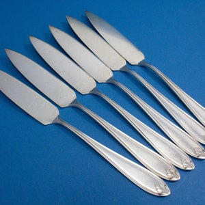 Art Nouveau Fish Cutlery Set for 6, WMF 1600 Acanthus, Fish Knives ...