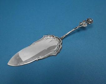Vintage German Cake Knife and Cake Server With Engraving and Mother of ...