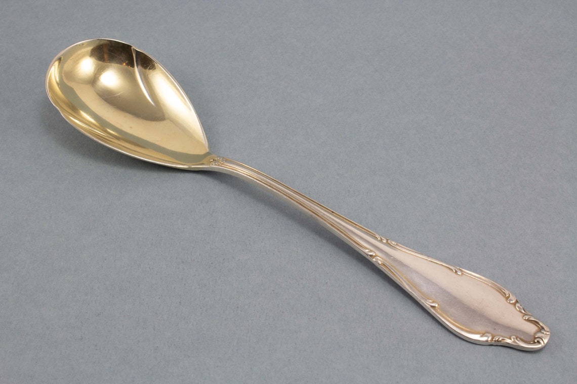 Silver Plated Spoon Compote Spoon by Wellner Mozart | Etsy