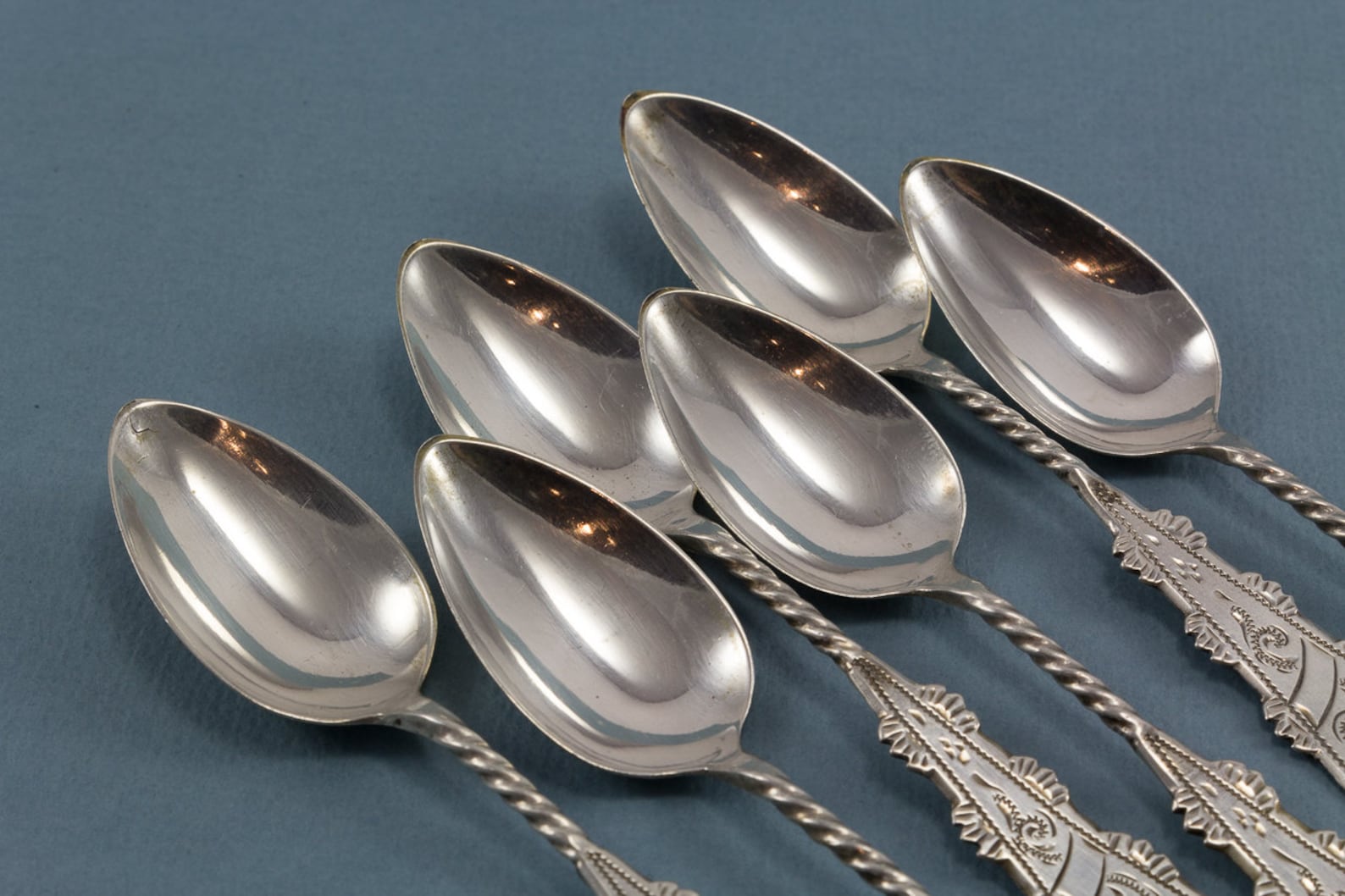 Antique Mocha Spoon 833 Silver - Etsy