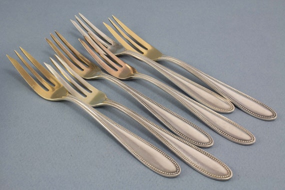 Flatware & Silverware WMF Two forks with gold decoration Dining ...