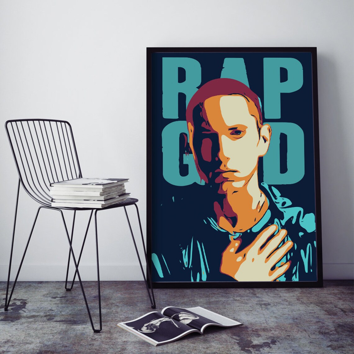 Eminem eminem poster music poster rap poster rap god | Etsy