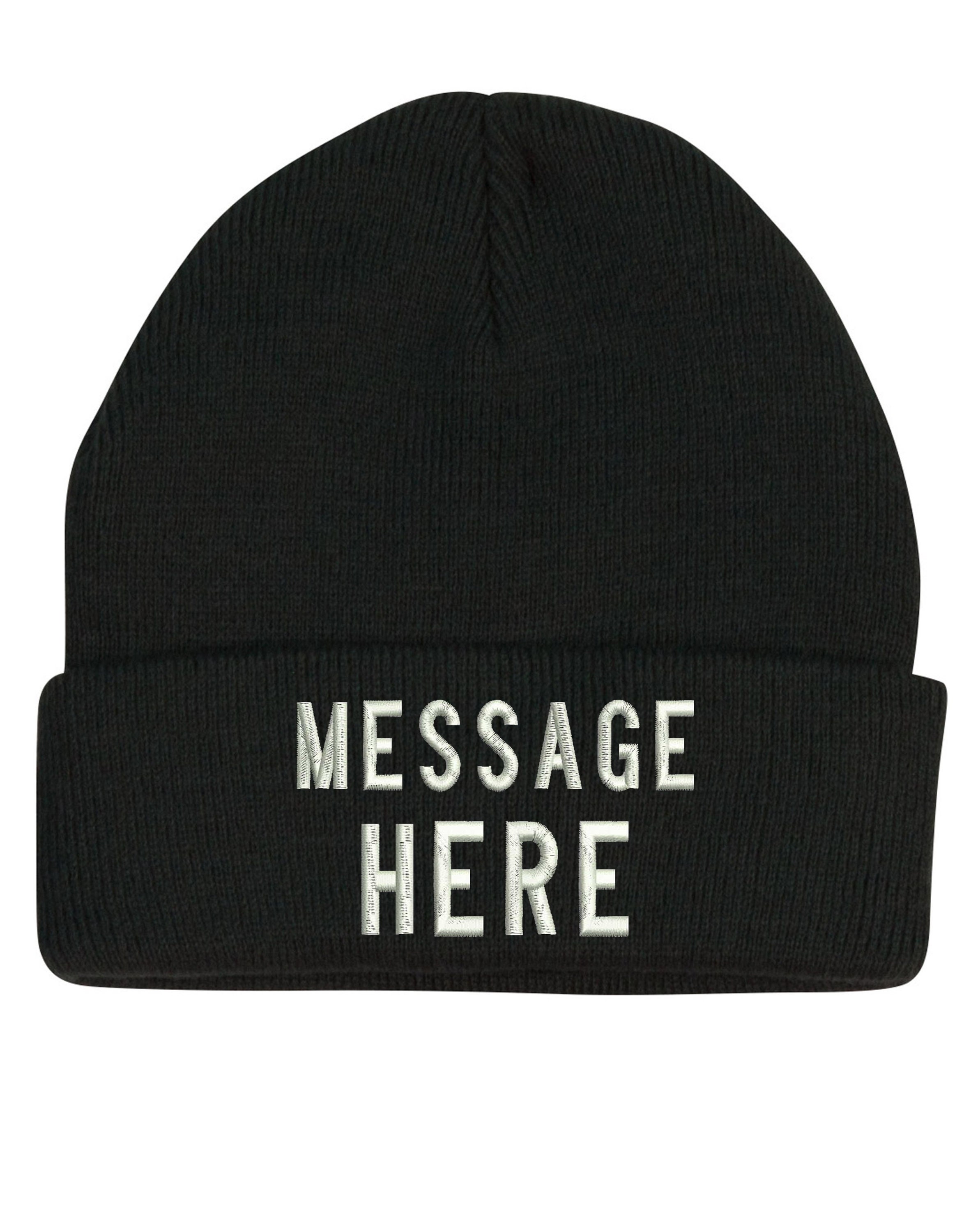 Custom Made Embroidery Beanies With Your Own Names or | Etsy Australia