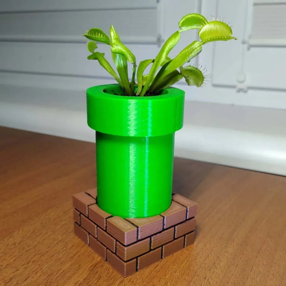 Super Mario Pipe Flower Pot/planter - Etsy