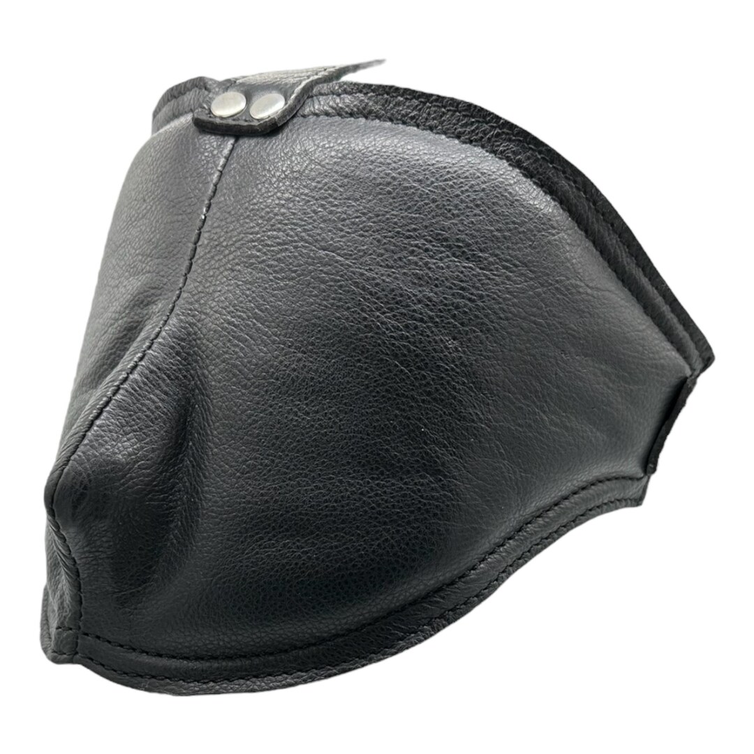 Highgate - Large Soft Leather Nose Covered Blindfold - Padded by SLAP ...