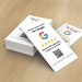 Google Review Card Template | Google Review QR Code Cards | Editable ...