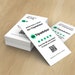 Tripadvisor Review Card Template QR Code Cards Editable Canva Review ...
