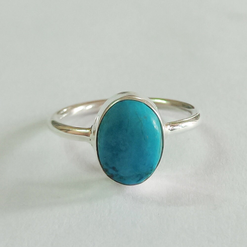 Turquoise Ring 925 Sterling Silver Ring Handmade Ring | Etsy